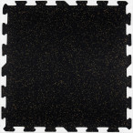 Quick-Lock - 3/8" X 24" X 24" Interlocking Gym Tile | Rubber Gym Tile ...