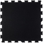 Quick-Lock - 3/8" X 24" X 24" Interlocking Gym Tile | Rubber Gym Tile ...